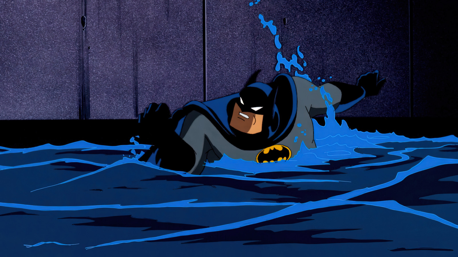 배경 화면 : 배트맨 애니메이션 시리즈, 생기, 만화, 워너 브라더스, production cel, 말 당번, 물, Bruce ...