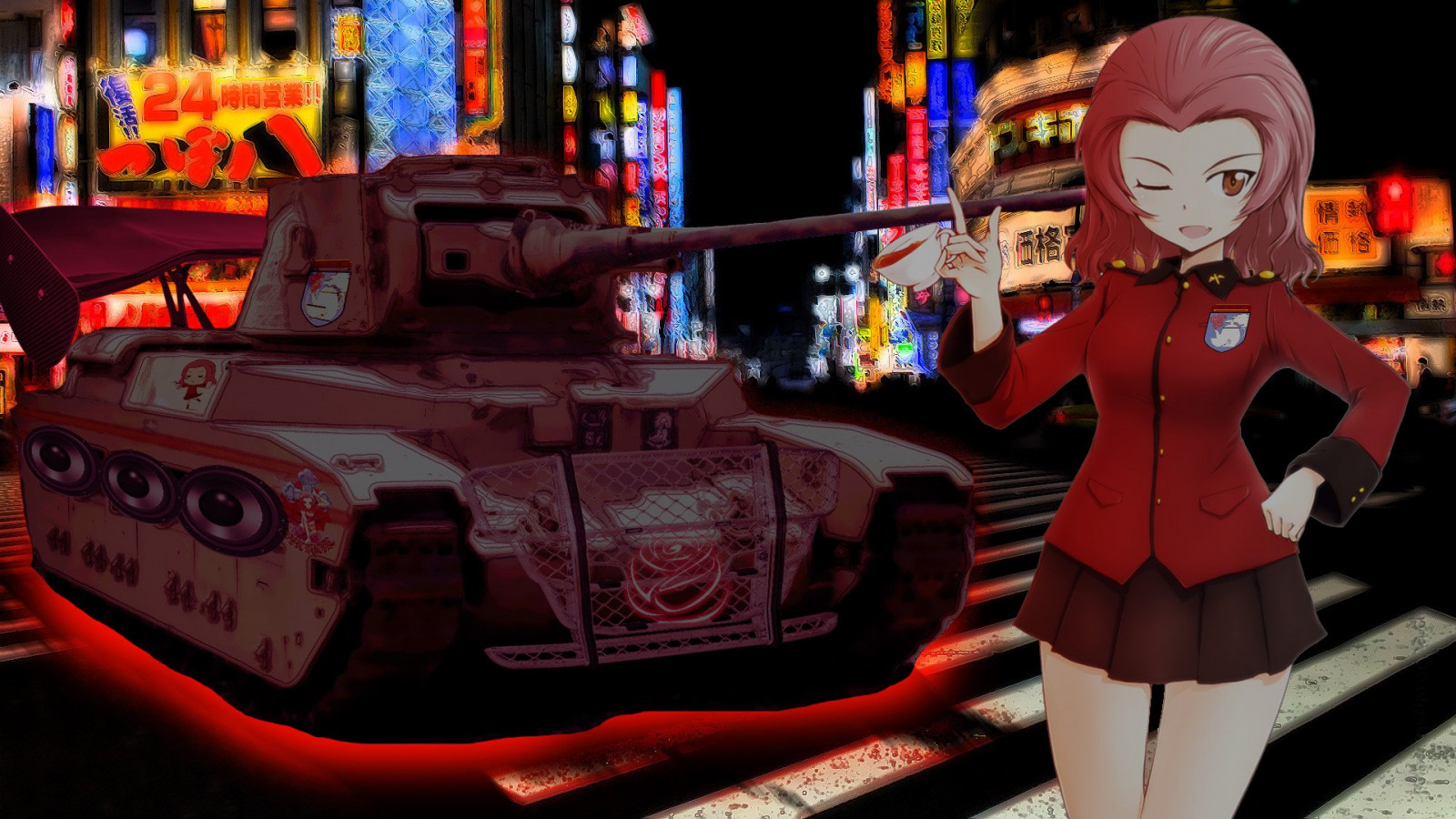 デスクトップ壁紙 : ローズヒップ・ガールズ・アンド・パンツァー, Crusader Mk III 1918x1080 ...