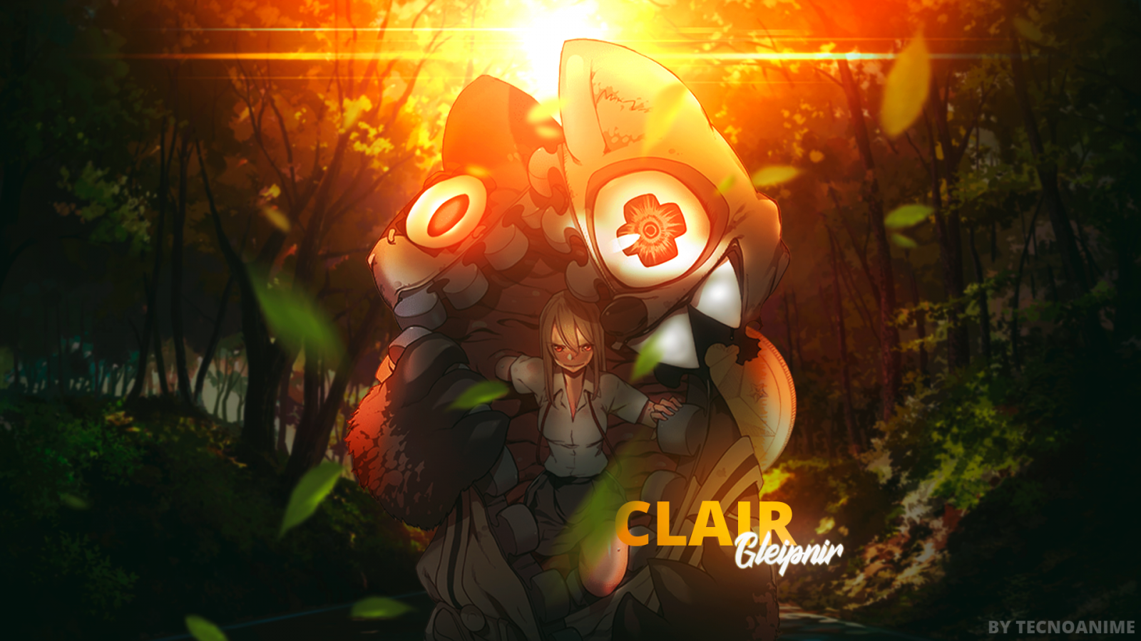 Wallpaper : gleipnir, clair Aoki, kayu, gadis anime, berambut pirang ...