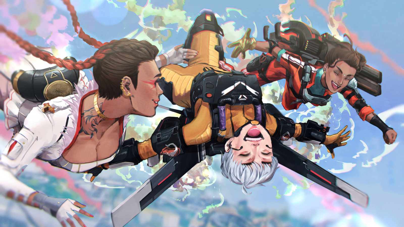 배경 화면 : Apex Legends, Loba Andrade, Valkyrie Apex Legends, Rampart Apex Legends 3840x2160 ...