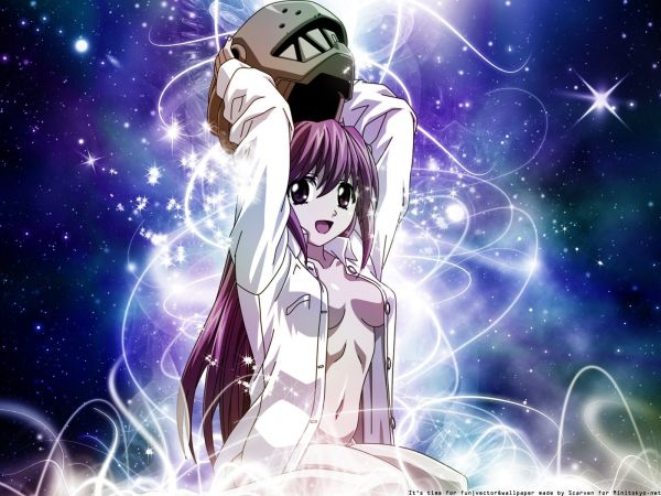 Wallpaper Illustration Anime Girls Boobs Elfen Lied Computer