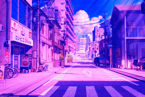 Wallpaper : vaporwave, Japan, road, digital 2880x1800 - banzaichan ...