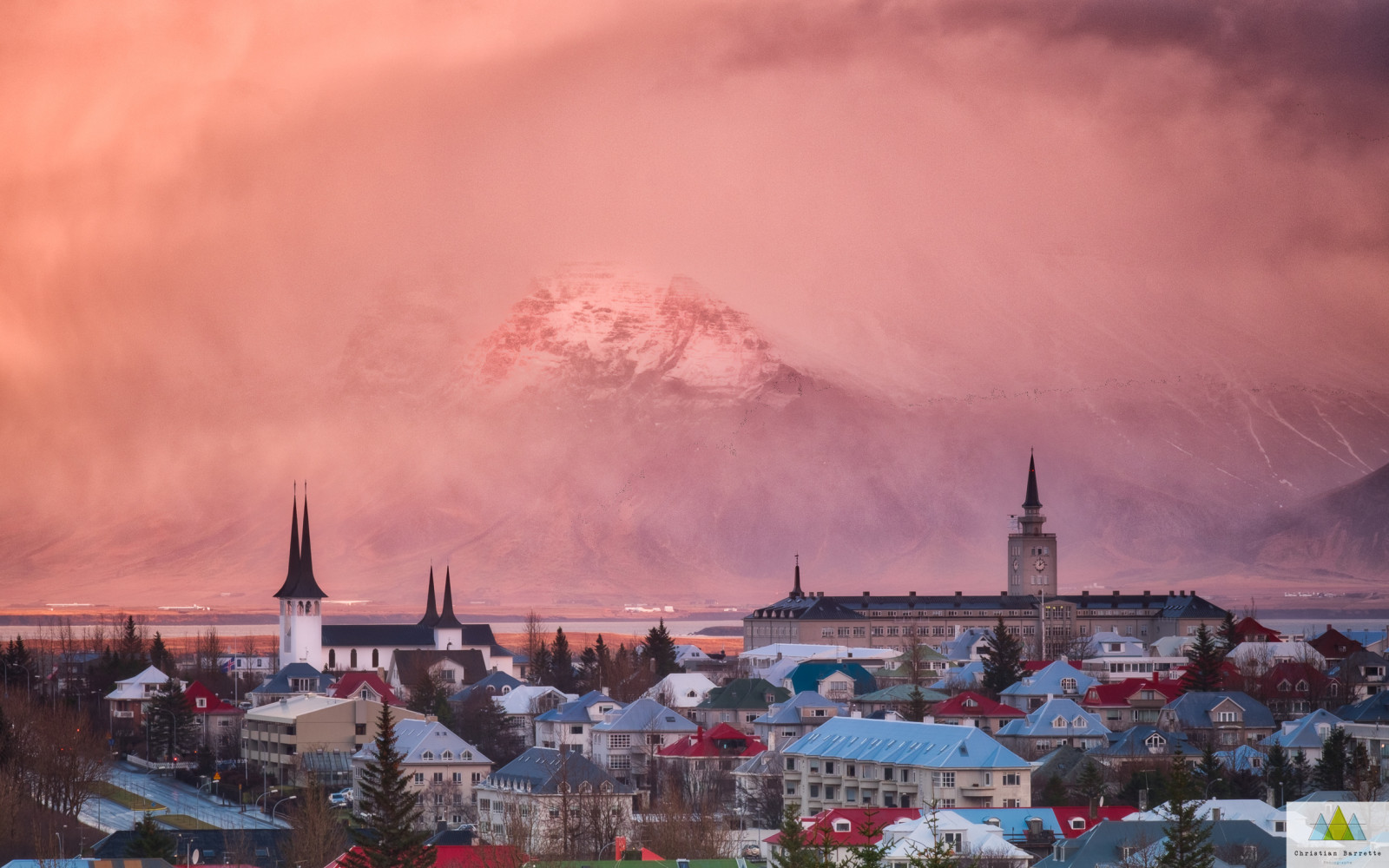 Imagini de fundal : Islanda, reyjkavik, nor, cer, Munte 2448x1530 ...