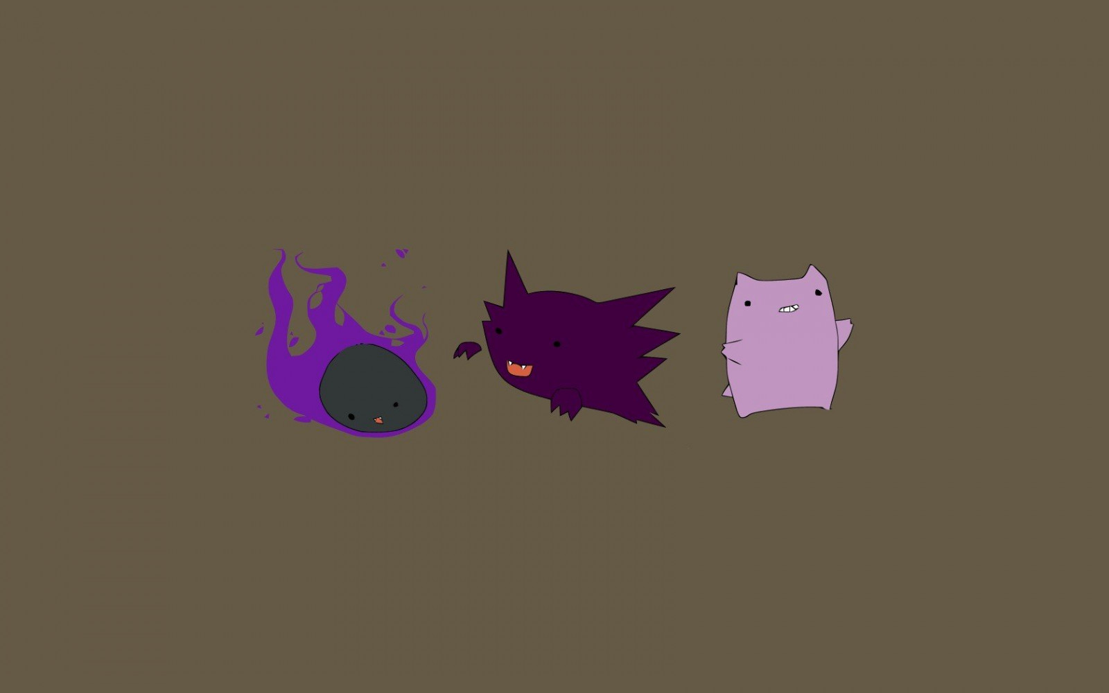 Wallpaper : 1680x1050 px, evolution, Gastly, Gengar, Haunter, Pokemon ...