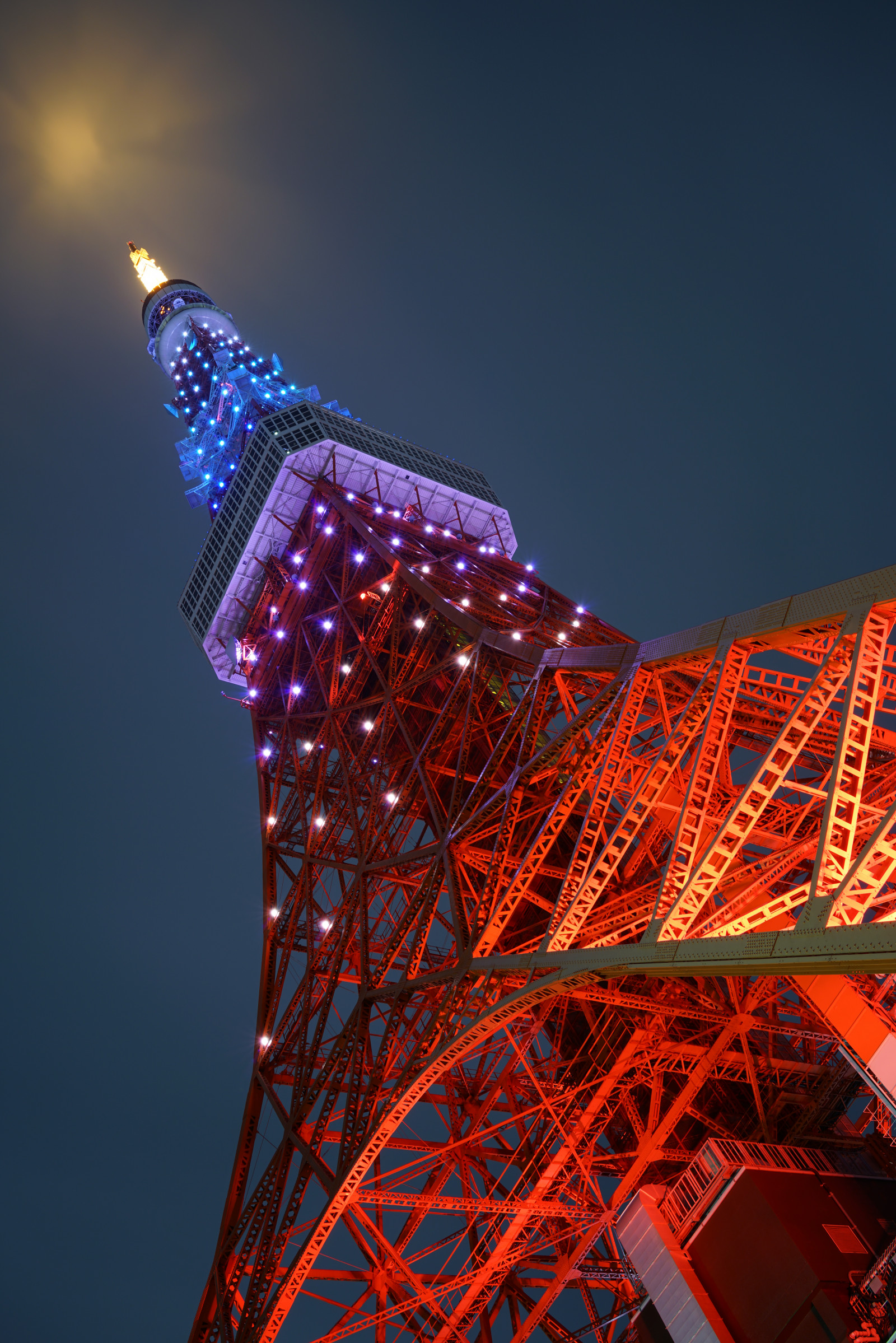 Wallpaper : Japan, night, red, skyscraper, evening, tower, Sony, Tokyo ...