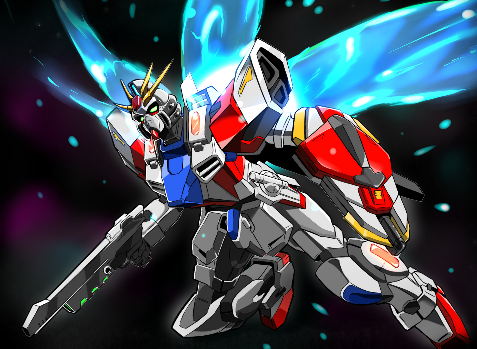 Bakgrundsbilder : anime, mechs, Gundam Bygg Fighters, Star Build Strike ...