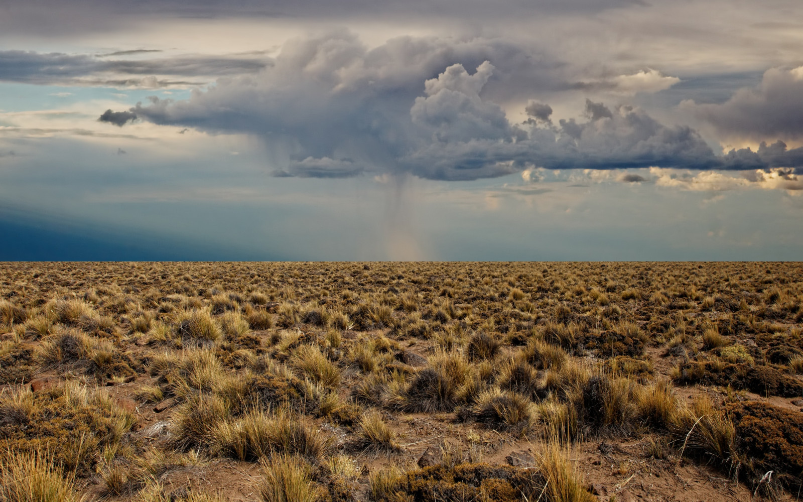 Wallpaper : landscape, sky, field, clouds, desert, horizon, atmosphere ...