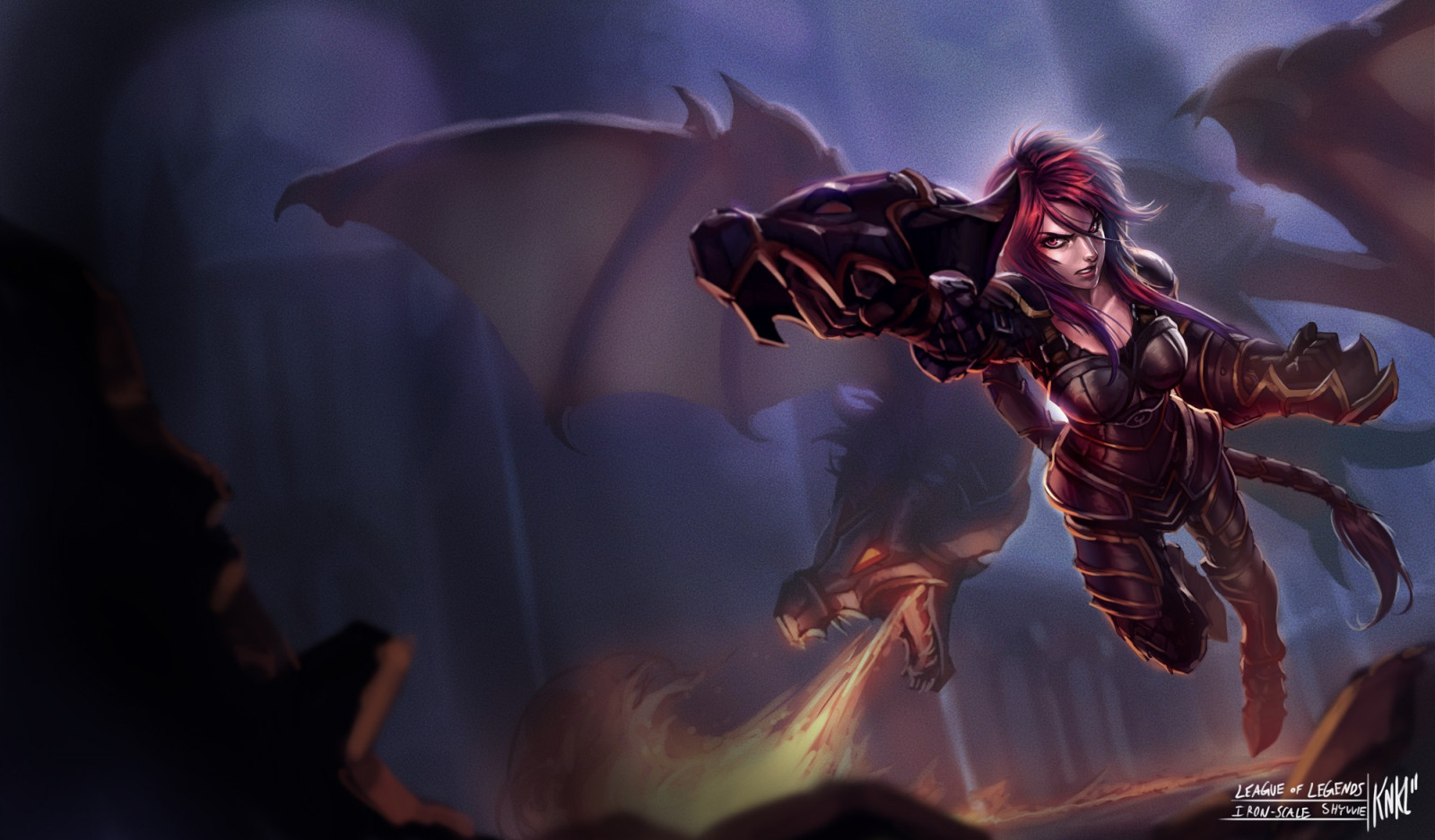 Bakgrundsbilder : anime, League of Legends, drake, mytologi, skärmdump ...