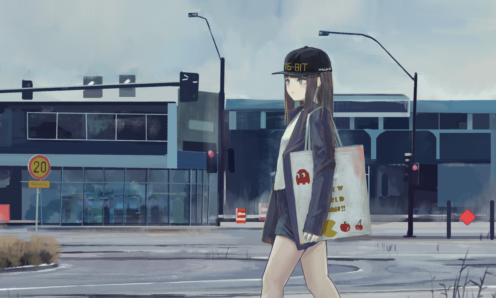 배경 화면 : 애니메이션 소녀들, 하늘, Pac Man 2928x1761 - Zafa - 1226461 - 배경 화면 ...