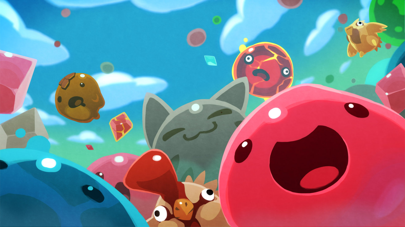 วอลเปเปอร์ : Slime Rancher, Slimes 1920x1080 - Nekrozys - 1153399 - วอ ...