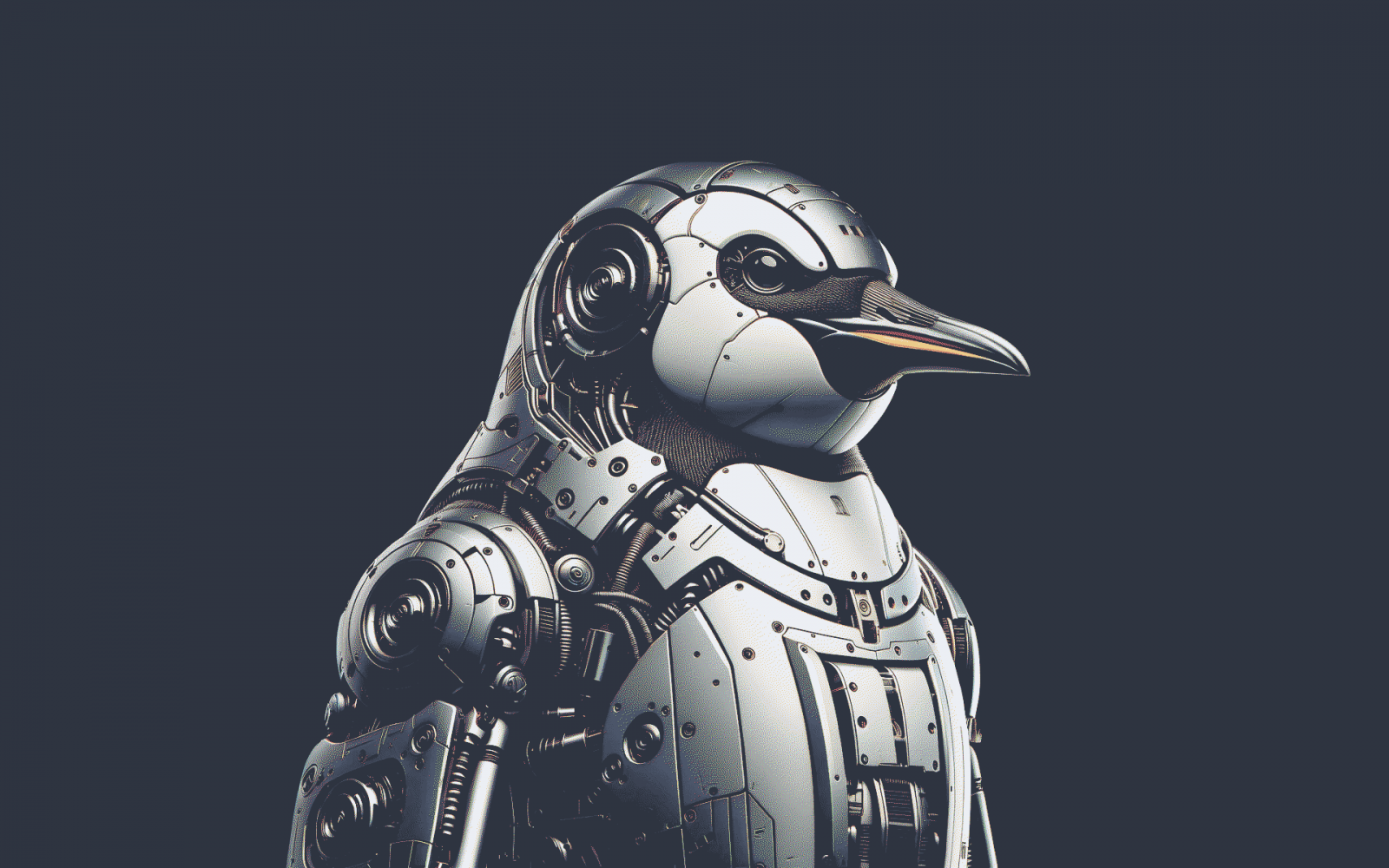 Wallpaper : Linux, penguins, robot 1920x1200 - hellwoodice - 2286280 ...