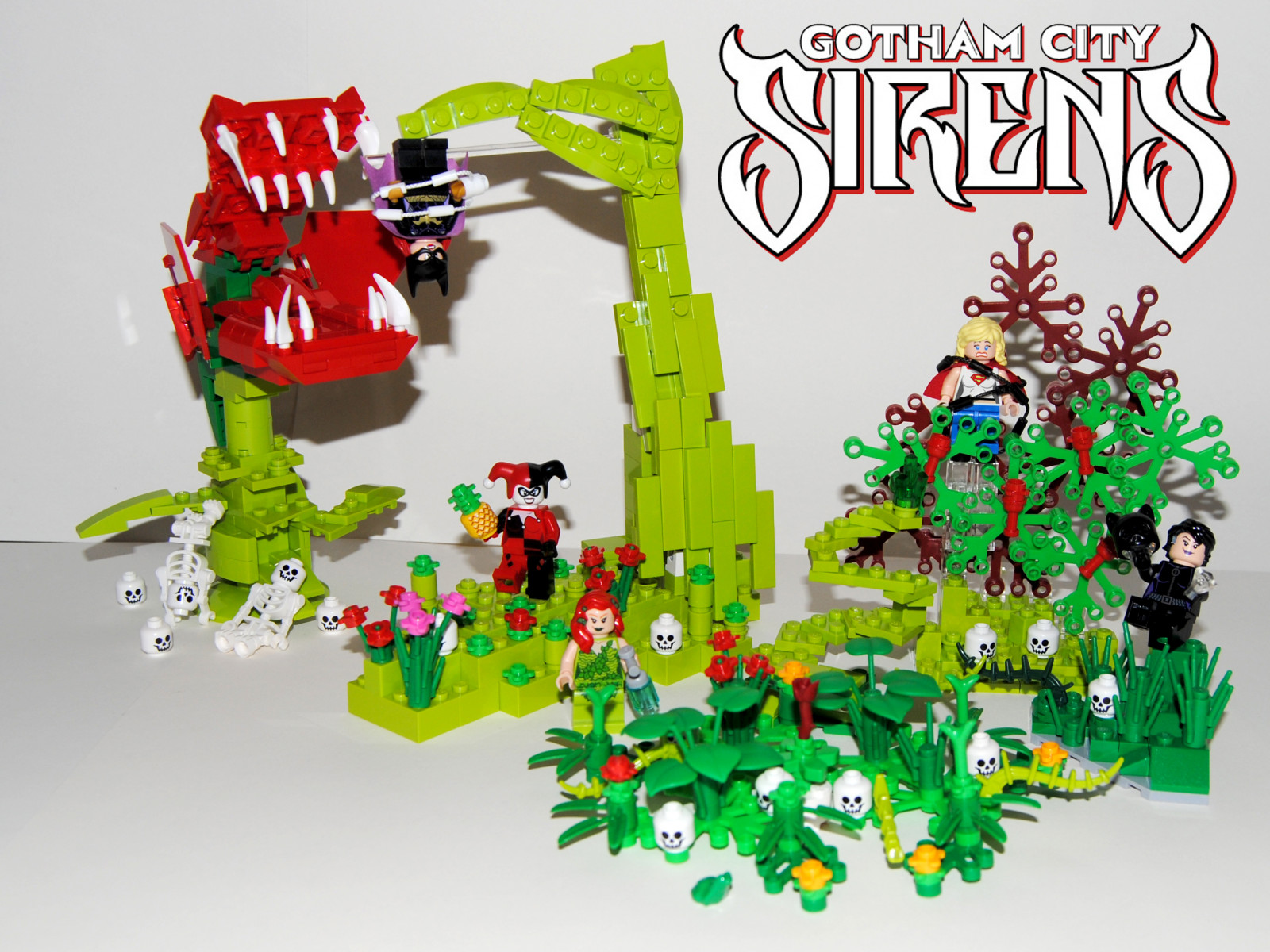 Tapety : město, LEGO, břečťan, Harley, Quinn, Super holka, Netopýří ...