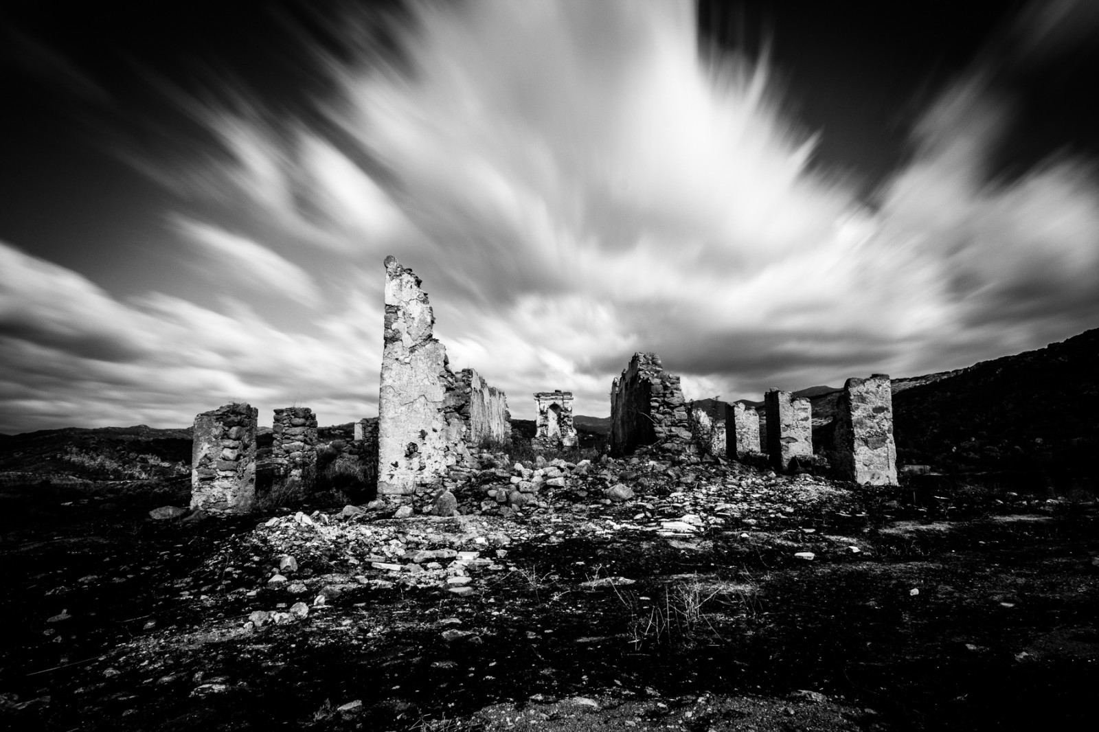 Fond d'écran : ciel, nuage, noir et blanc, Photographie monochrome, la ...