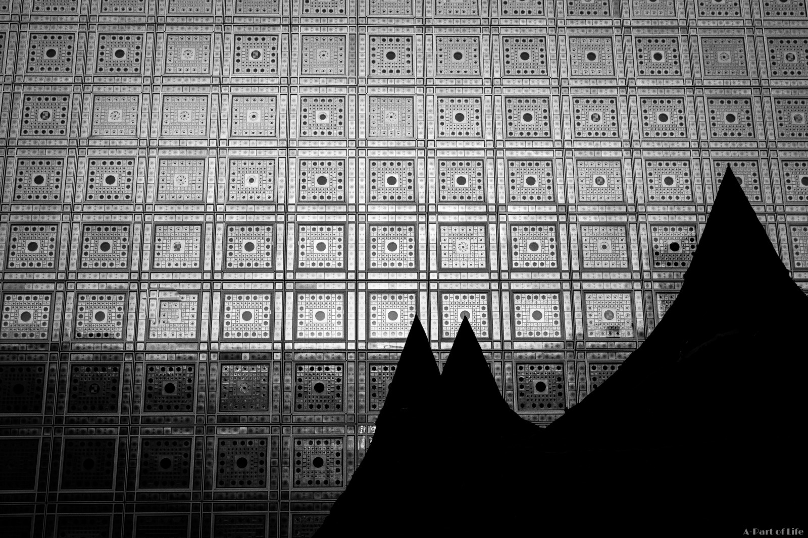 Papel De Parede Contraste Monocromático Cidade Rua Arquitetura