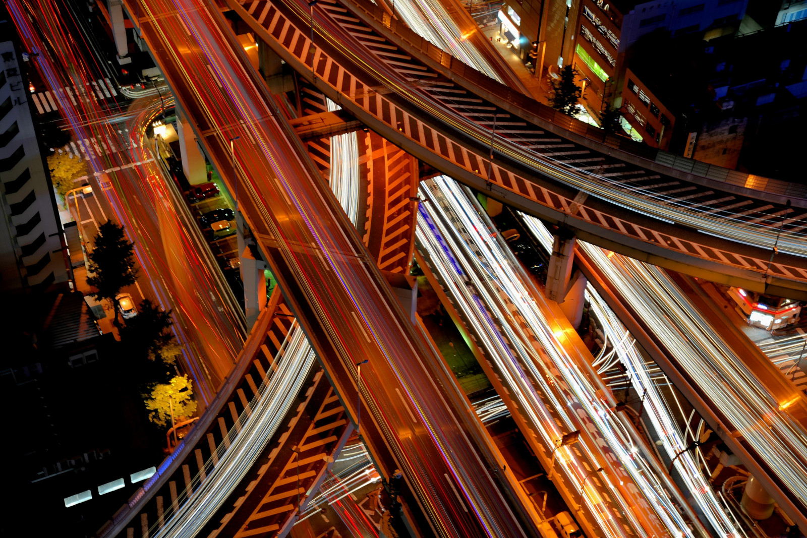 Wallpaper : metropolis, night, line, symmetry, building, cityscape ...