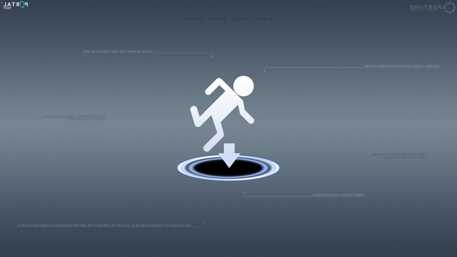 Wallpaper : illustration, text, logo, Aperture Laboratories, brand ...