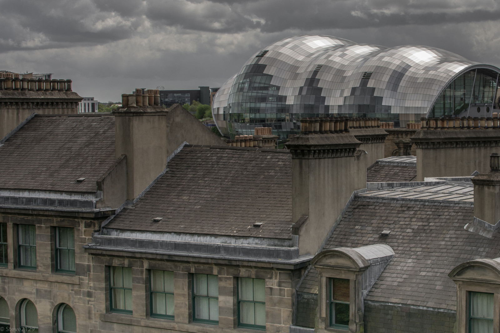 Wallpaper : roof, sky, town, building, architecture, outdoor structure ...