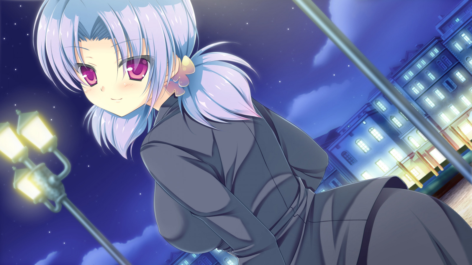 Wallpaper Anime Blush Mizu No Miyako No Patisserie Walk Girl Look Screenshot Mangaka