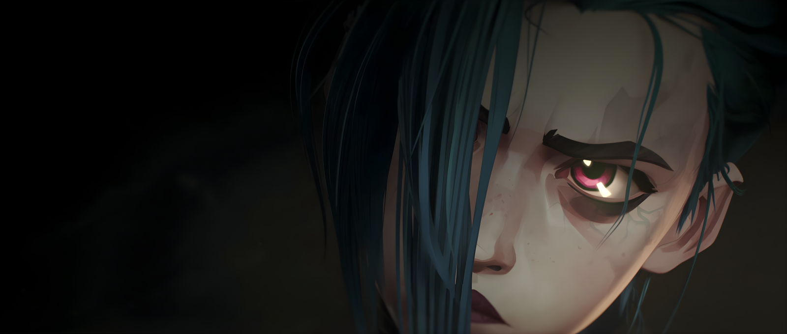 Wallpaper : Jinx League of Legends, arcane, League of Legends, Netflix ...