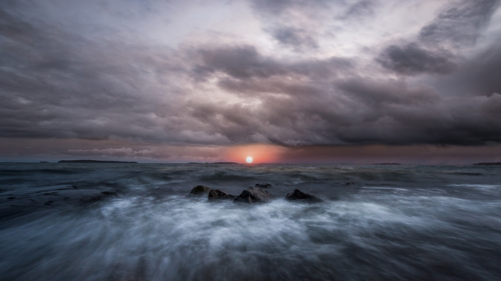 Sfondi : paesaggio, tramonto, mare, acqua, puntellare, cielo, Alba ...