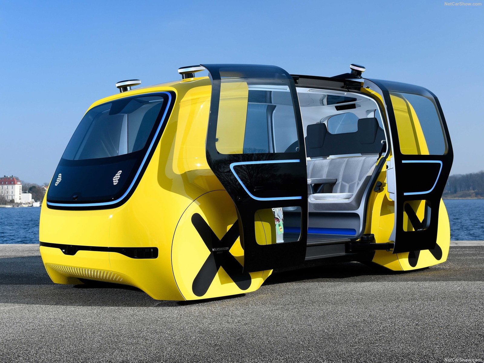 Wallpaper : 2018 Volkswagen Sedric School Bus Concept, transport ...