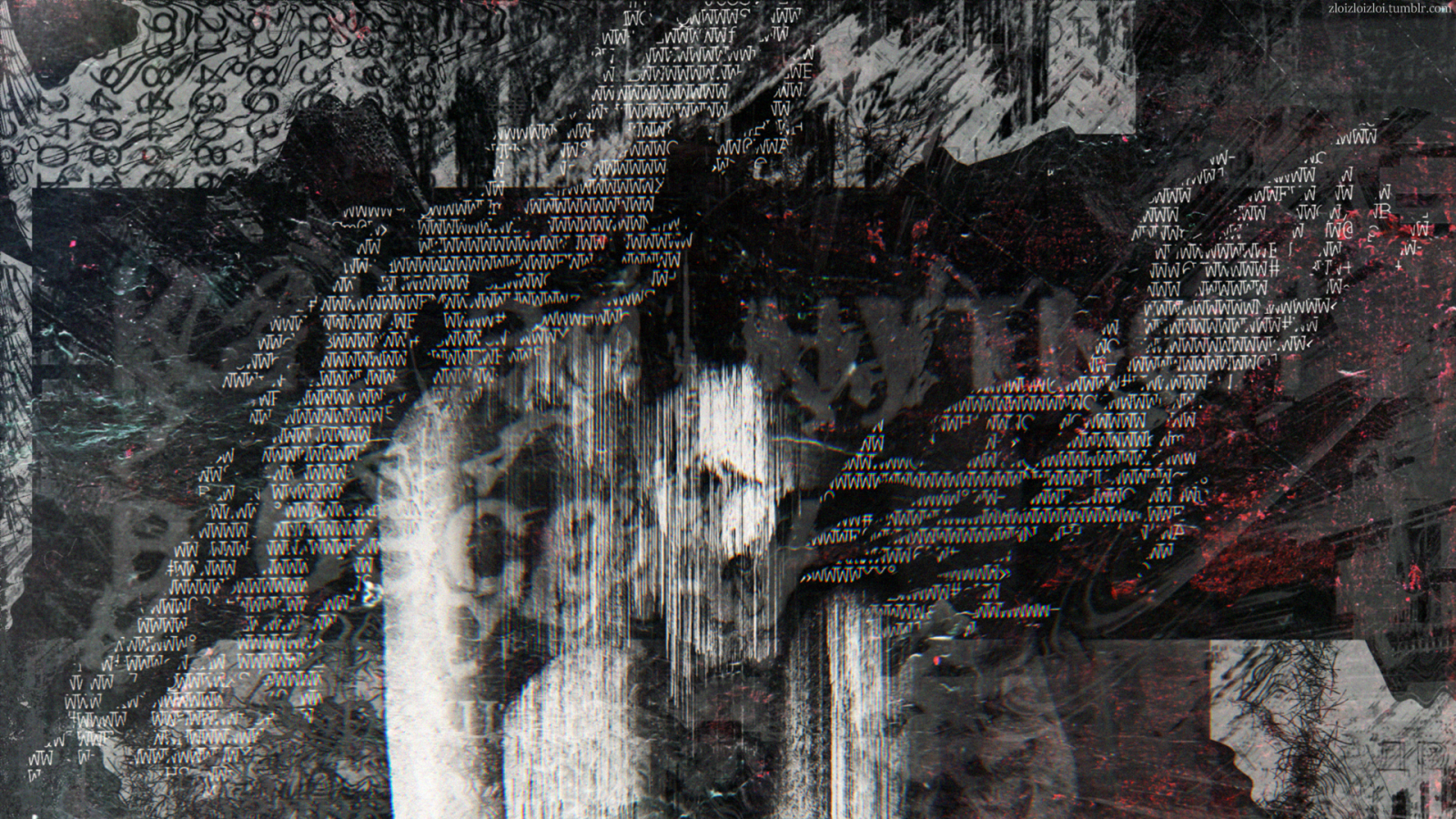 Wallpaper : glitch art, abstract, dark, depressing 1920x1080 - 渚汐奏梦 ...