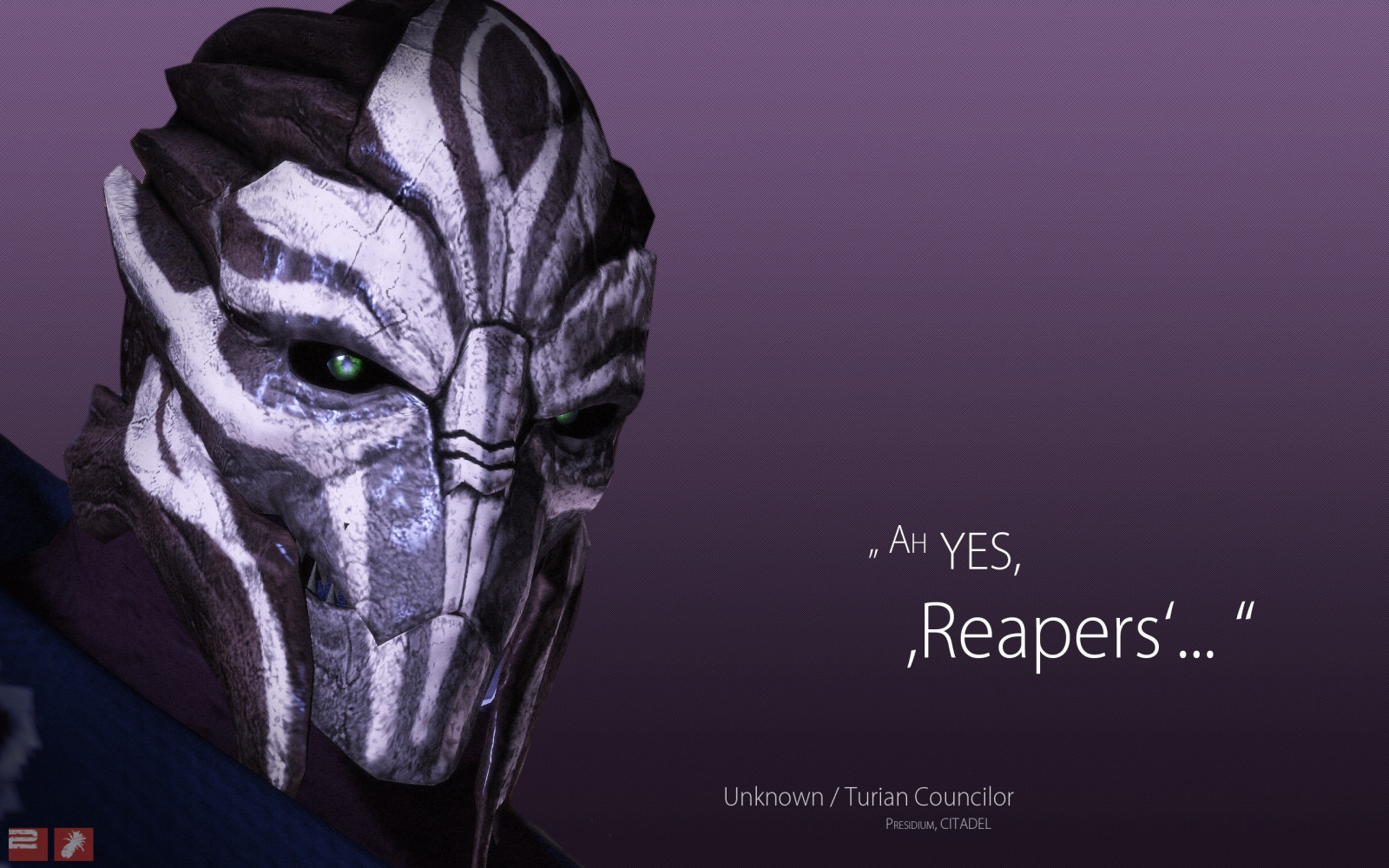Tapety : Mass Effect 3, Turian radní, citát, charakter 2560x1600 ...
