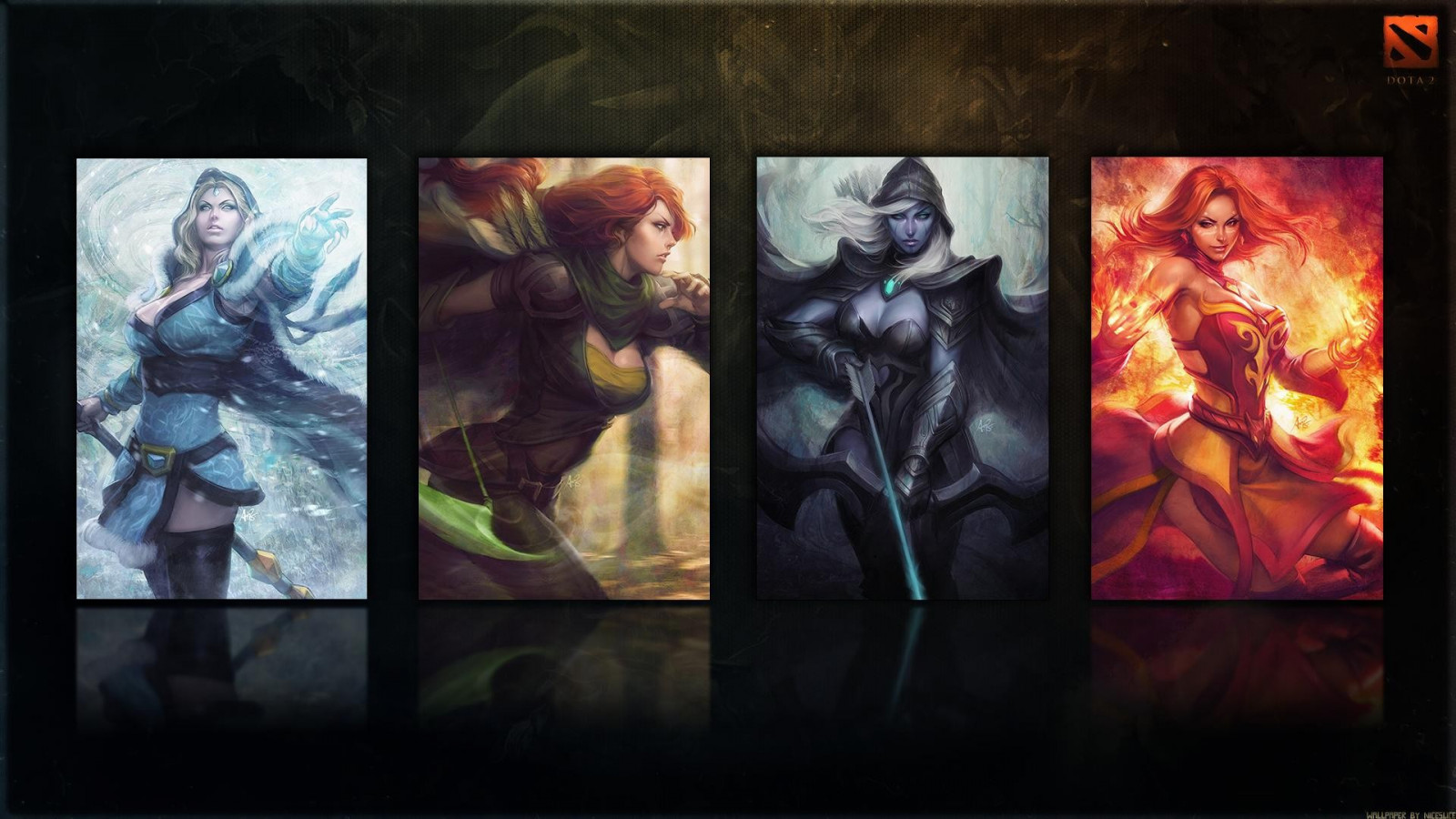 Wallpaper : painting, Dota 2, ART, image, screenshot, modern art, album ...