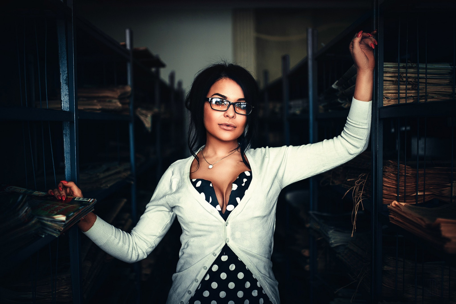 Wallpaper Black Model Portrait Women With Glasses Photography