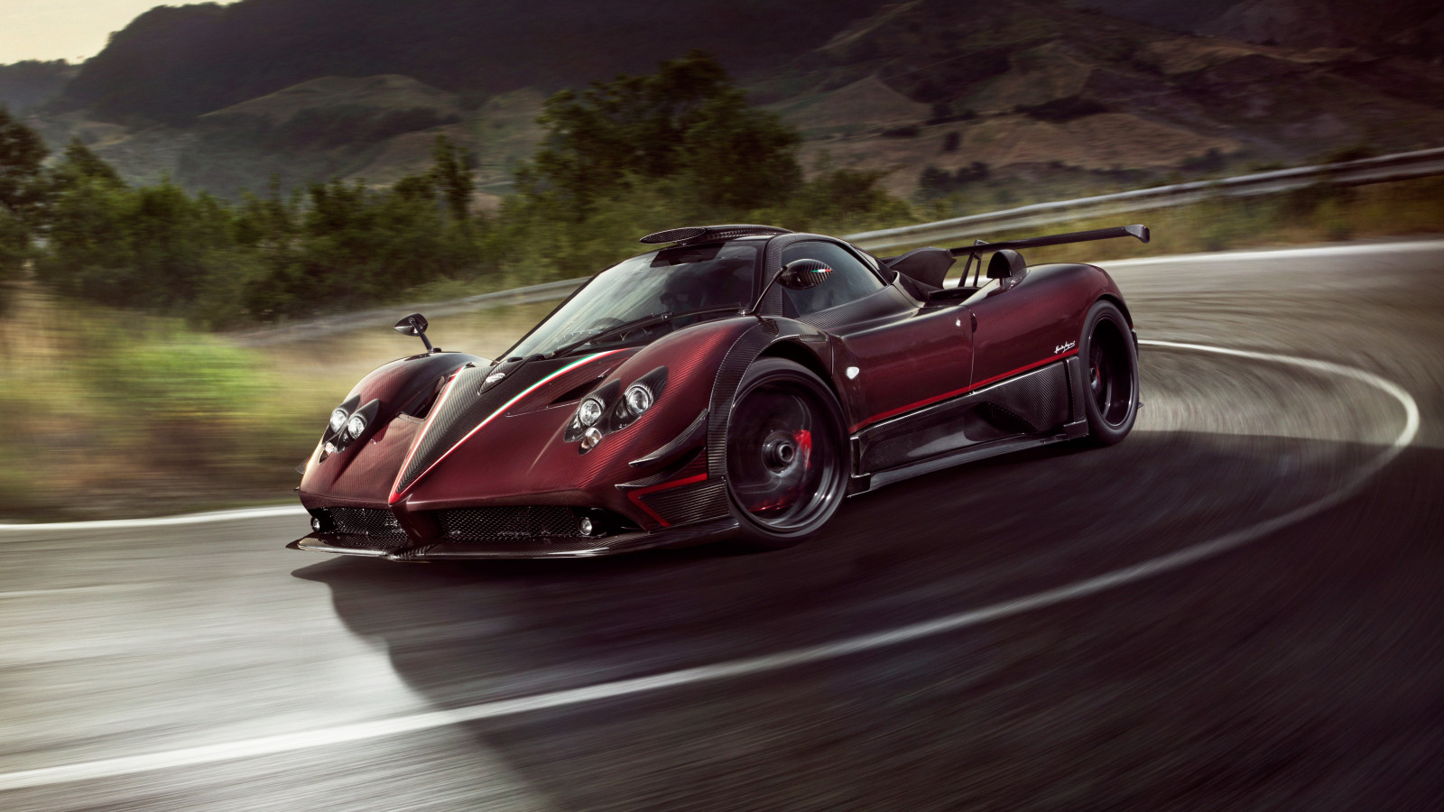 Wallpaper : mobil, Pagani, kendaraan, jalan 4096x2304 - WallpaperManiac ...