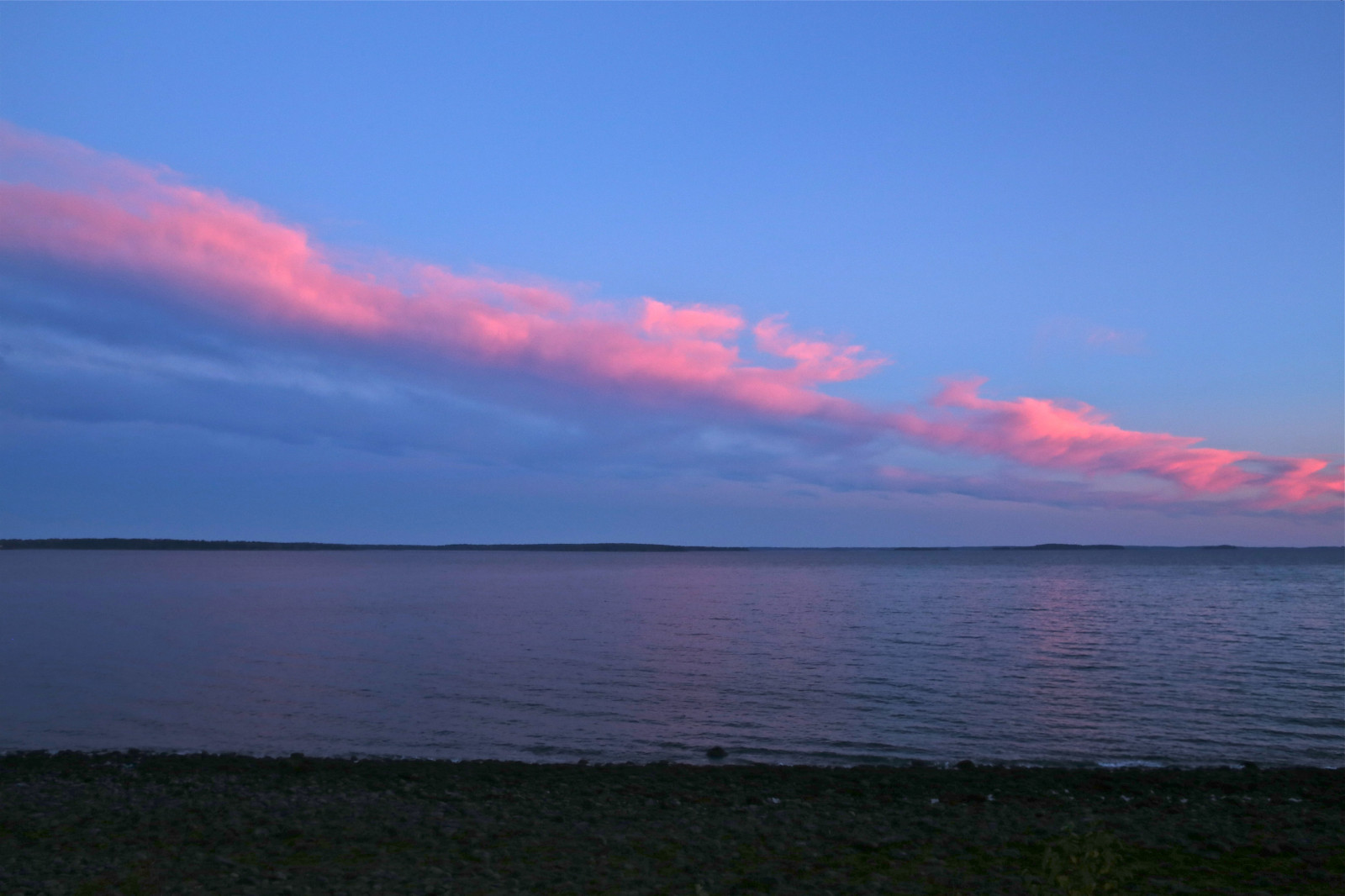 Wallpaper : pink, sky, clouds, reflections, evening, northernsky ...