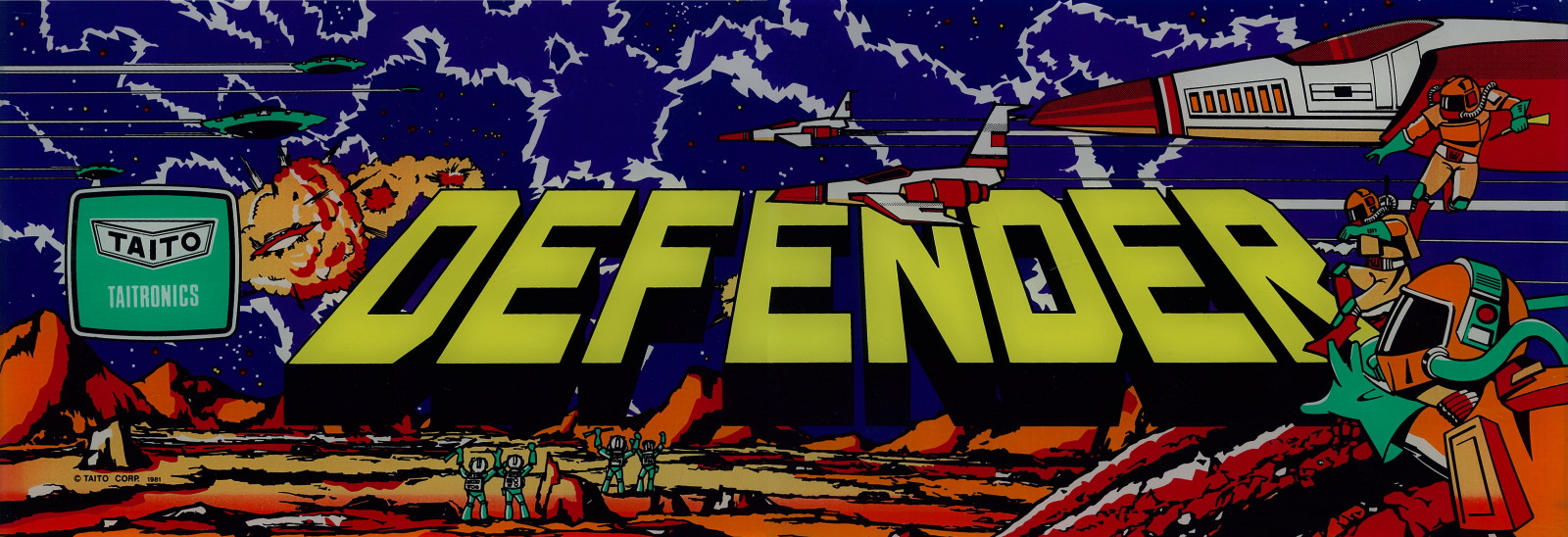 배경 화면 : 아케이드 캐비닛, Video Game Art, arcade marquee, 방어자 6772x2323 ...