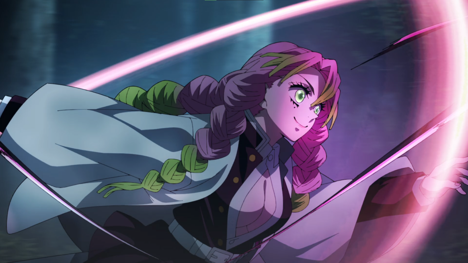 วอลเปเปอร์ : Kimetsu no Yaiba, Mitsuri Kanroji, ผมสีชมพู, Braided hair ...