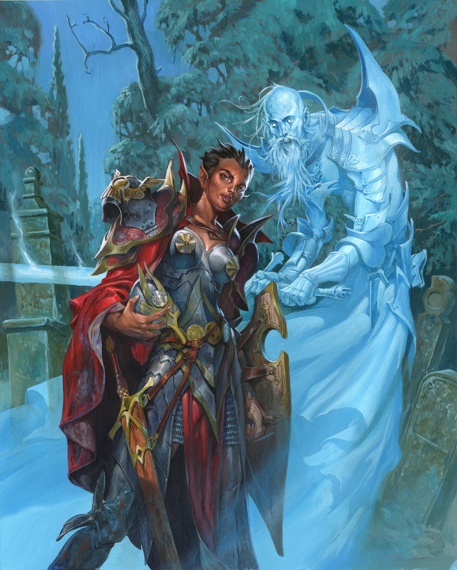 Wallpaper : fantasy art, anime, warrior, ghost, mythology, screenshot ...