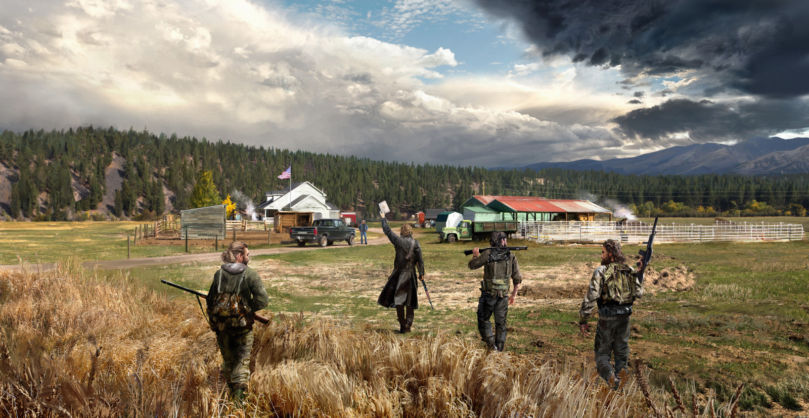 Wallpaper : Far Cry 5, video games 7000x3622 - WallpaperManiac ...