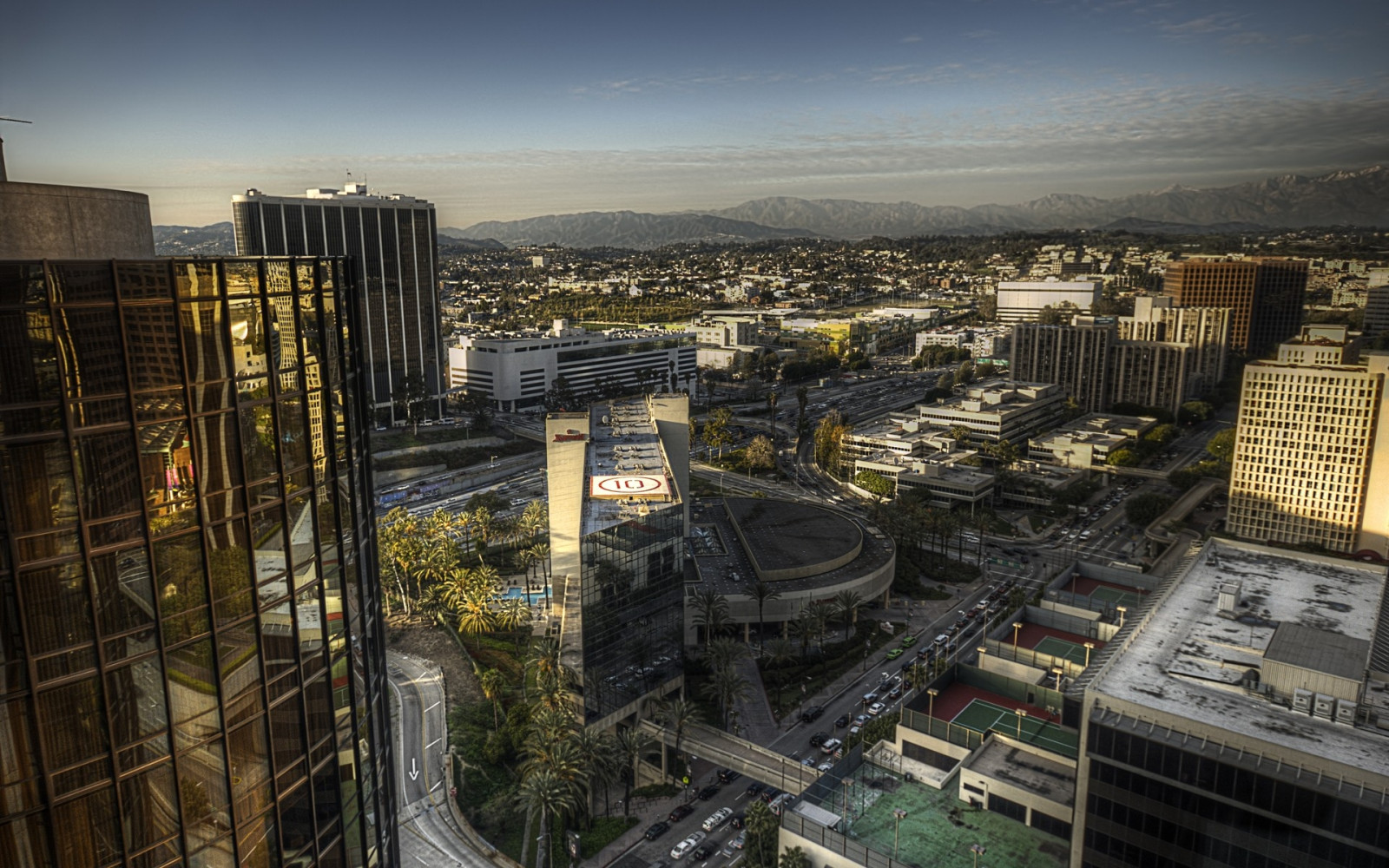 Wallpaper : buildings, skyscrapers, top view, sky 1920x1200 - wallup ...