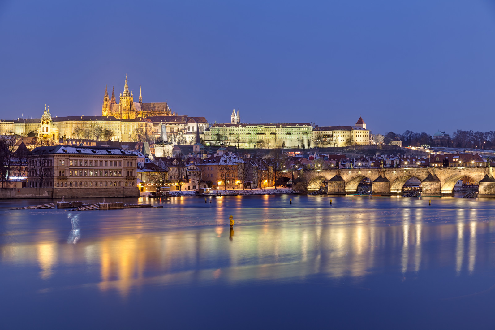 Obrázky na plochu : zimné, západ slnka, chladný, odraz, rieka, Európa ...