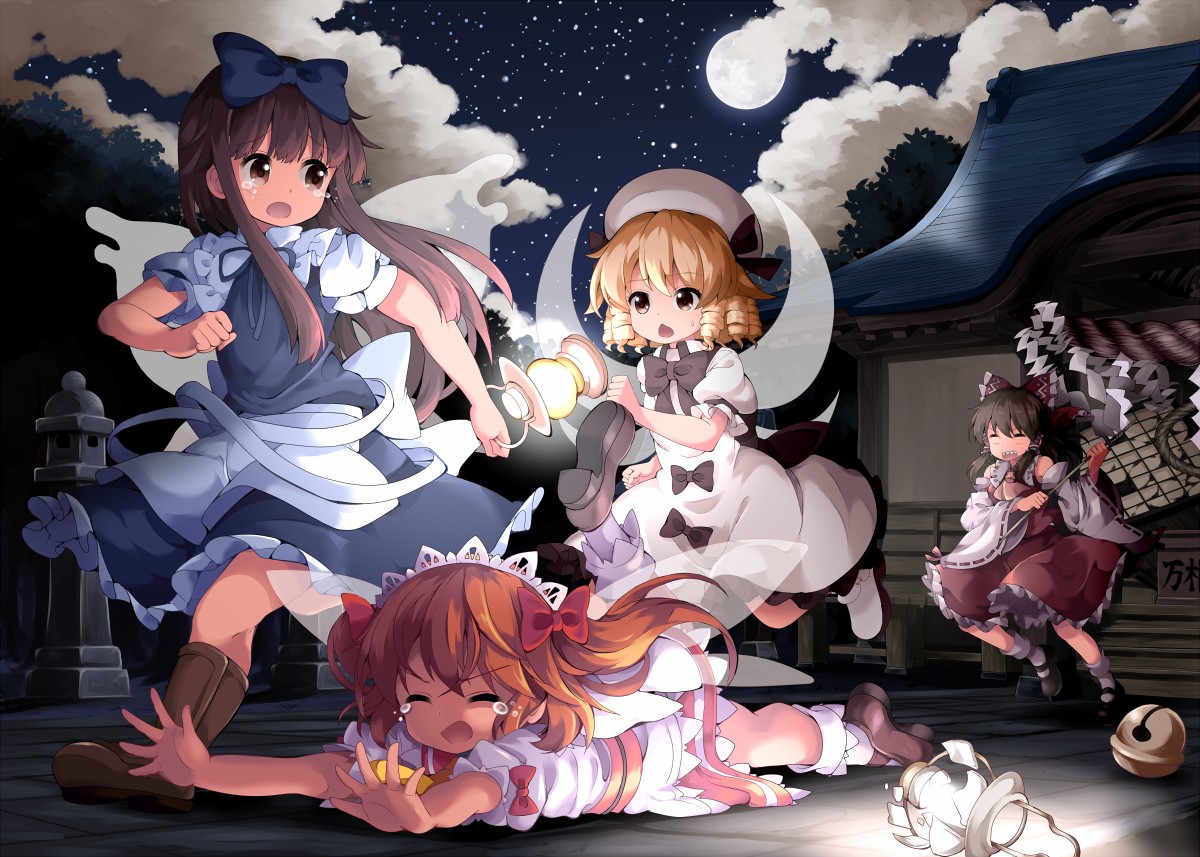 Hình nền : 1200x857 px, Hakurei Reimu, Luna Child, Star Sapphire, Sunny Milk, Touhou 1200x857 ...
