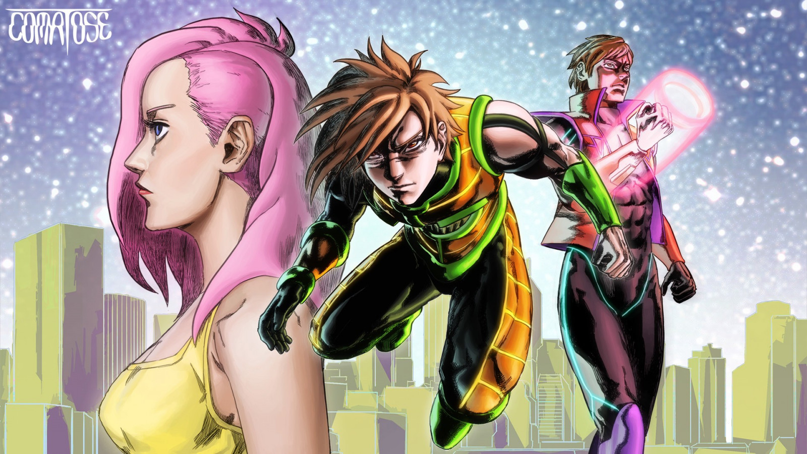 วอลเปเปอร์ : ภาพประกอบ, ศิลปะดิจิตอล, อะนิเมะ, การ์ตูน, Comatose, ภาพ ...