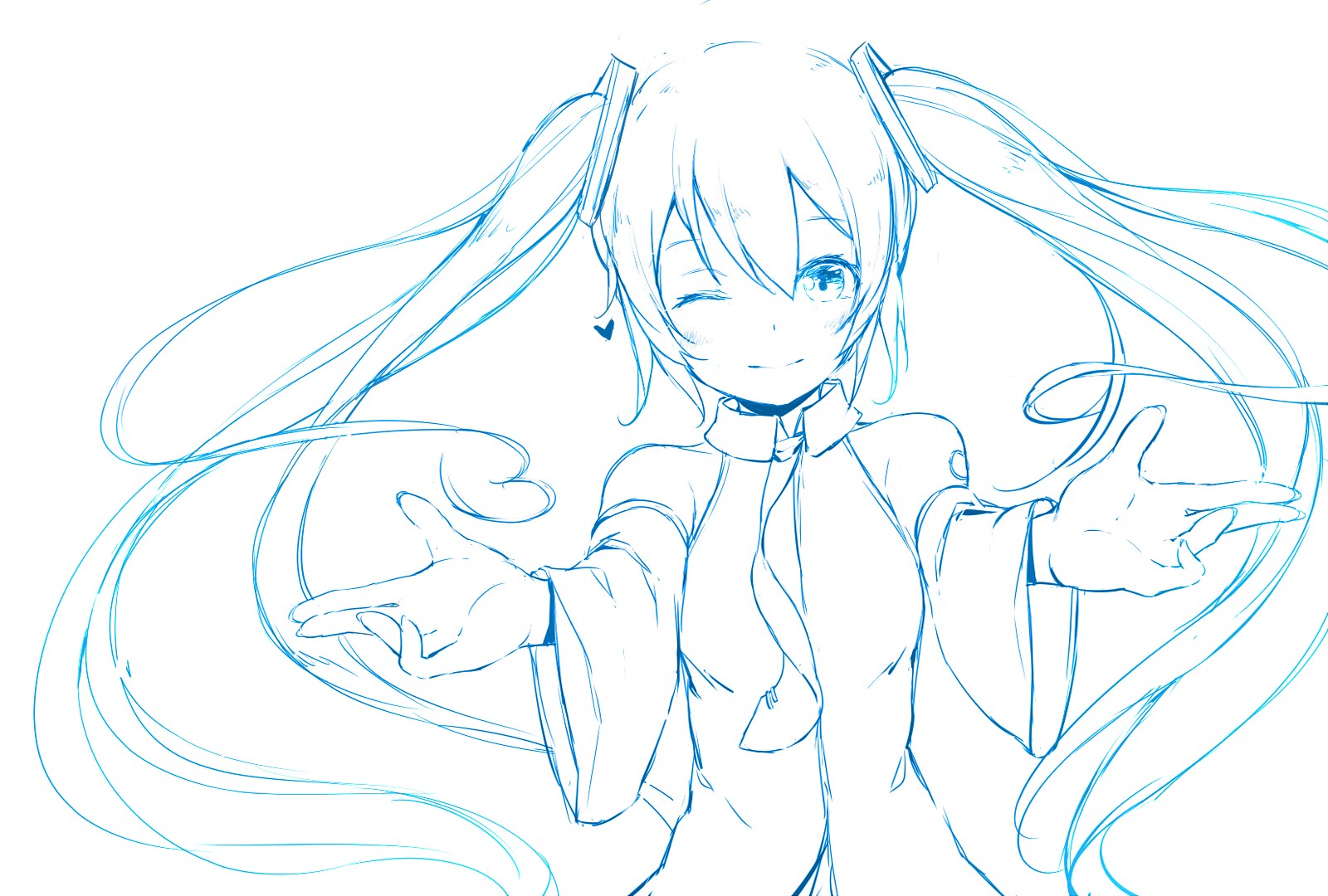 Wallpaper Drawing Illustration Digital Art Anime Girls Artwork