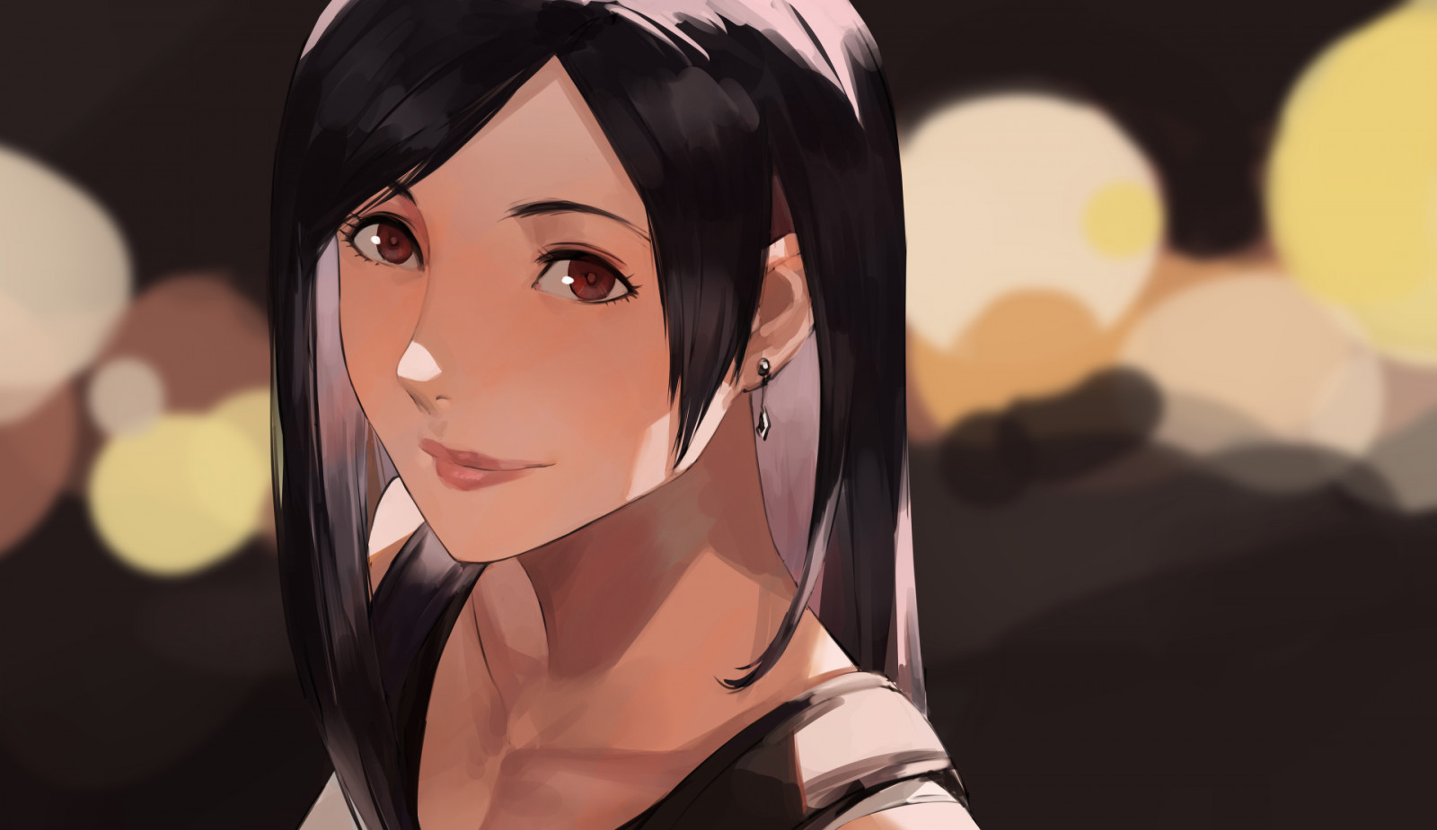 Wallpaper : Tifa Lockhart, Final Fantasy VII, black hair, blazpu ...