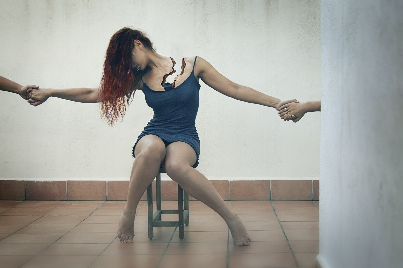 Wallpaper Sports Women Redhead Long Hair Brunette Minidress