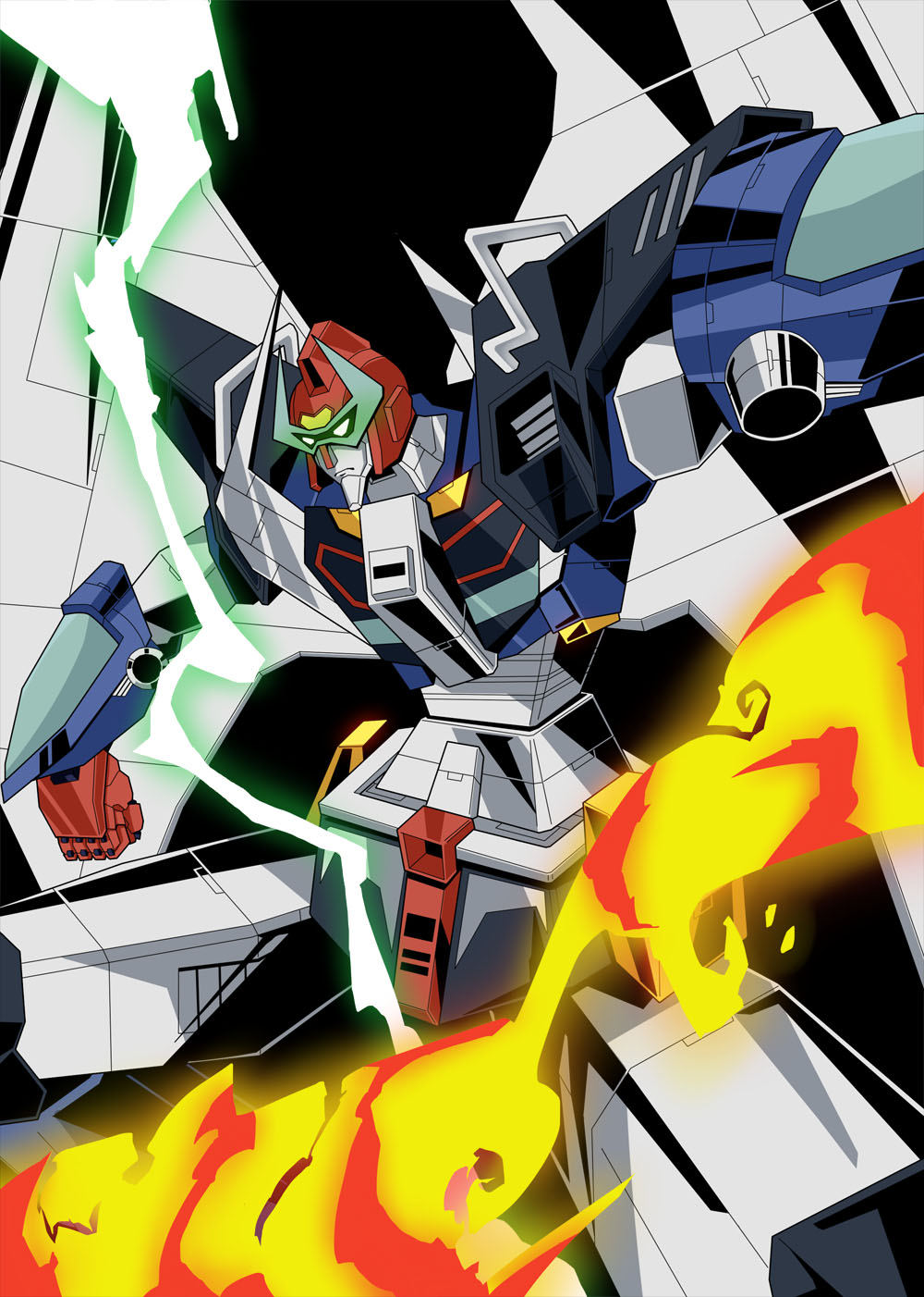 Sfondi : Makyou Densetsu Acrobunch, anime, mech, Super Robot Taisen ...