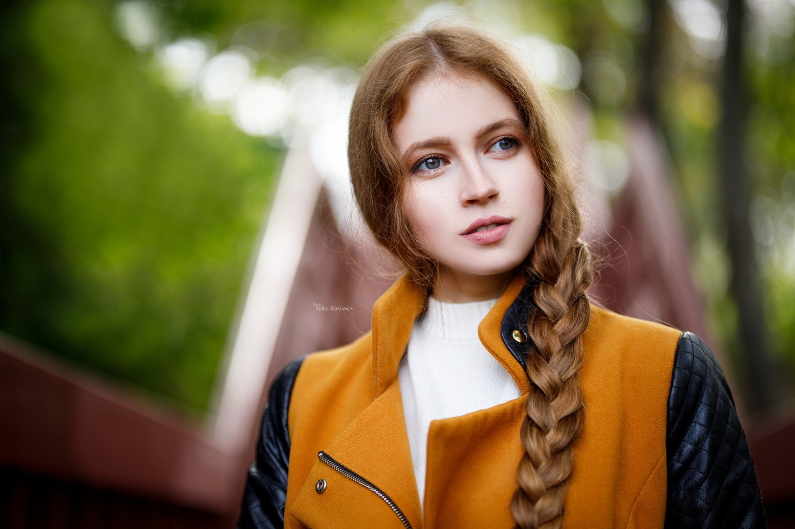 배경 화면 : 여자들, 모델, 초상화, 얼굴, 갈색 머리의, 막심 로마노프, 재킷 2560x1707 ...