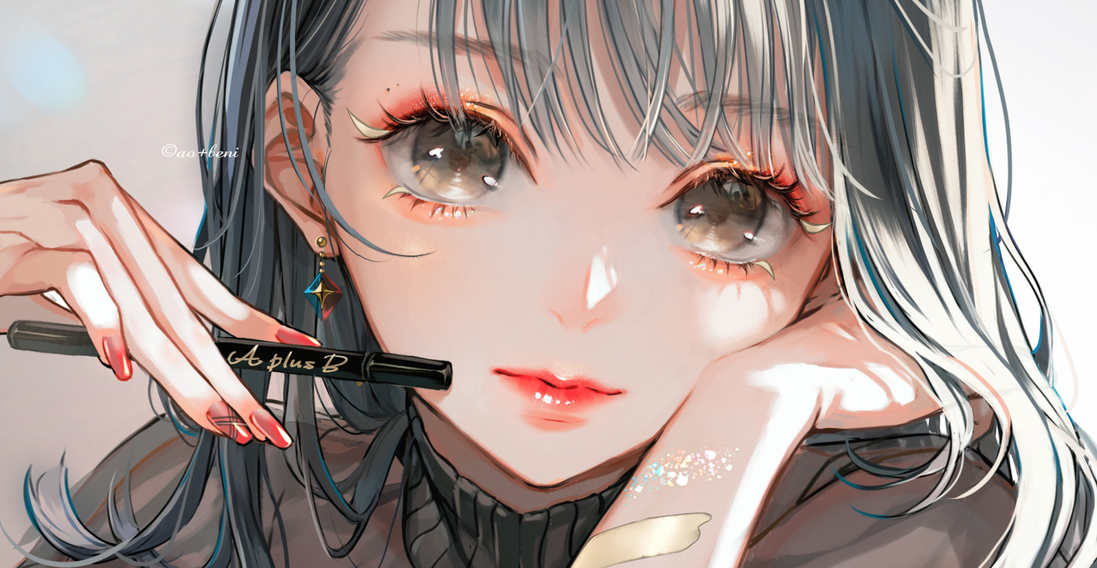 배경 화면 : 원작자, 유행, 구성하다, 뷰어를보고, 얼굴, frontal view 2700x1400 - ljcandwxc ...