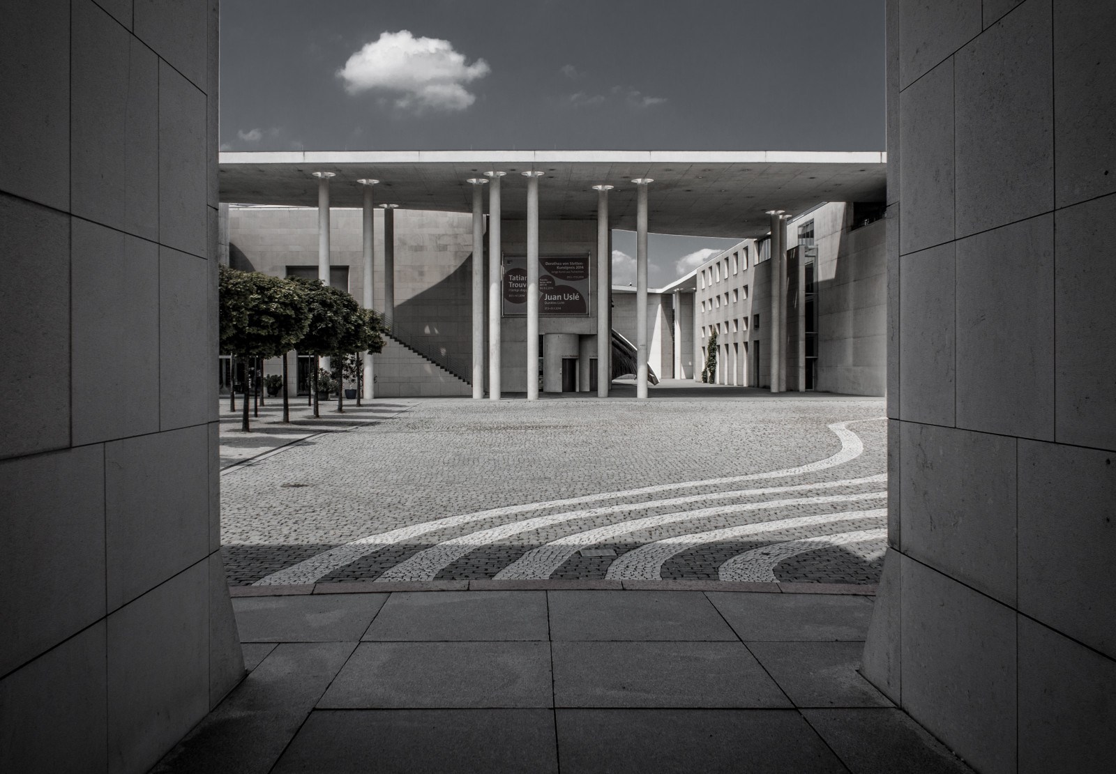 Wallpaper : museum, architecture, modern, Germany, bonn, kunstmuseum ...