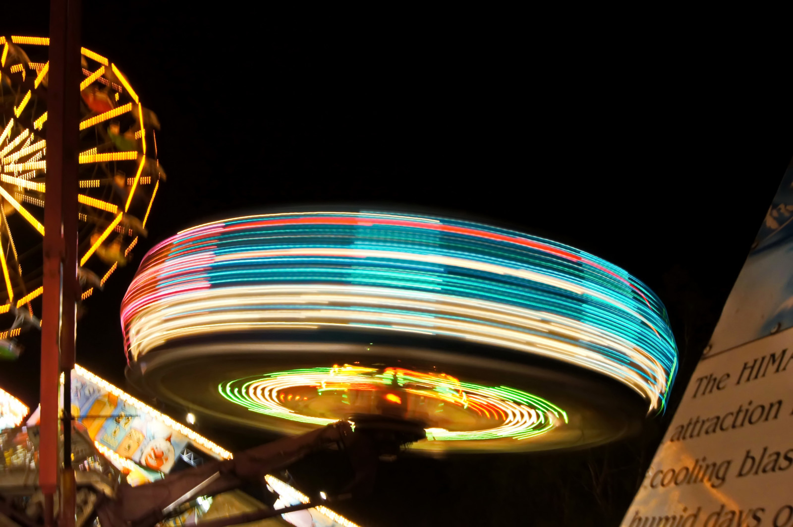 Wallpaper : lights, night, fair, light, color, ride, nocturna ...