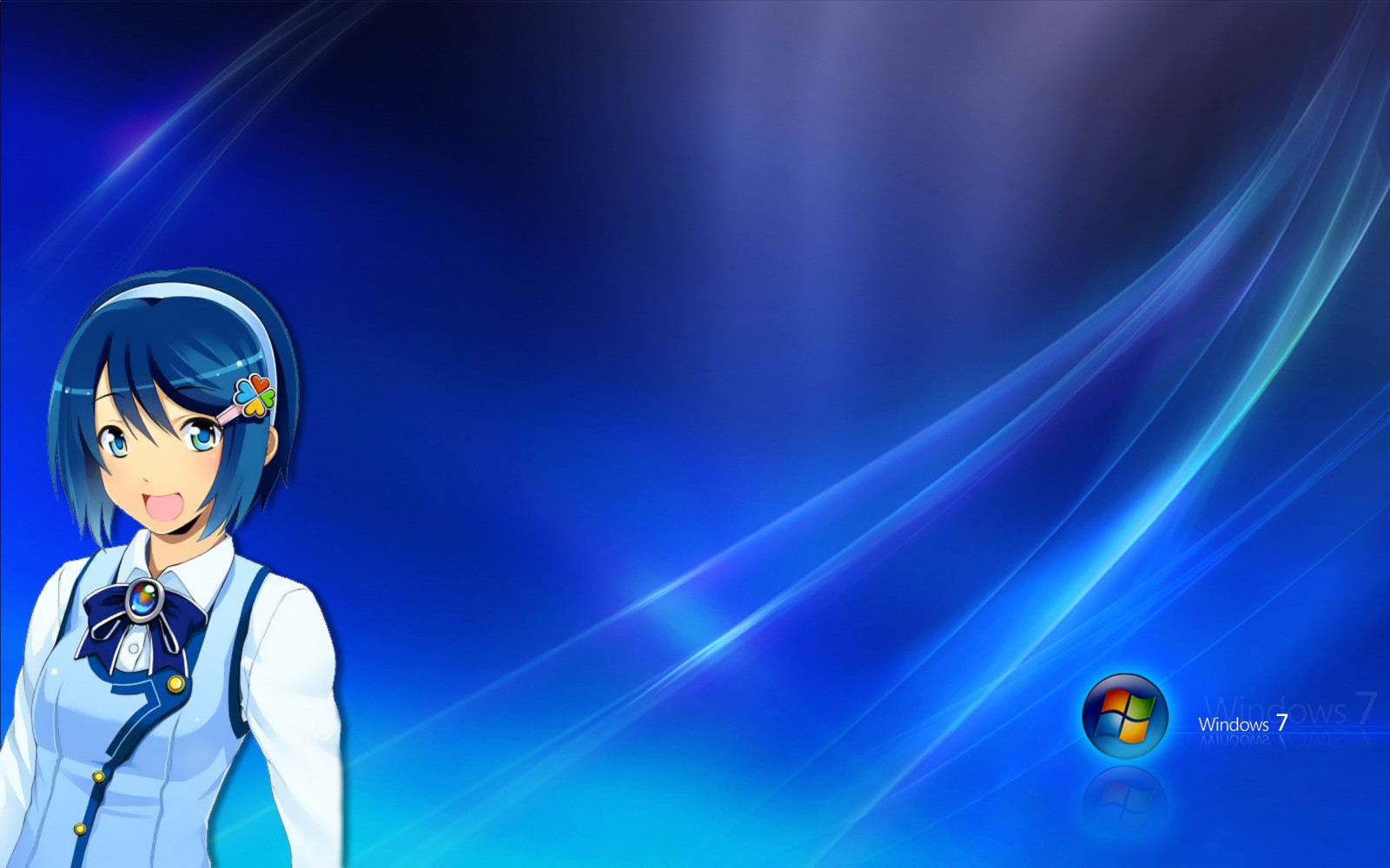 วอลเปเปอร์ : ภาพประกอบ, อะนิเมะ, Madobe Nanami, วินโดว 7, ภาพหน้าจอ, วอ ...