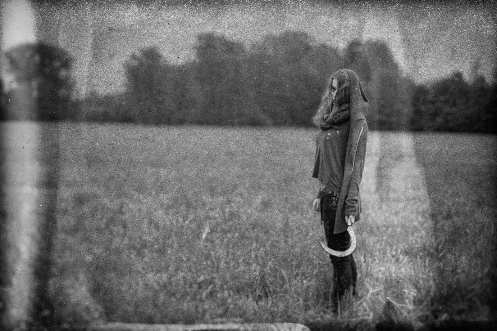 배경 화면 햇빛 경치 화이트 검은 단색화 공포 자연 잔디 하늘 비 사진술 아침 분위기 서 있는 시골의 구름 나무 수확 소녀 여자 어둠