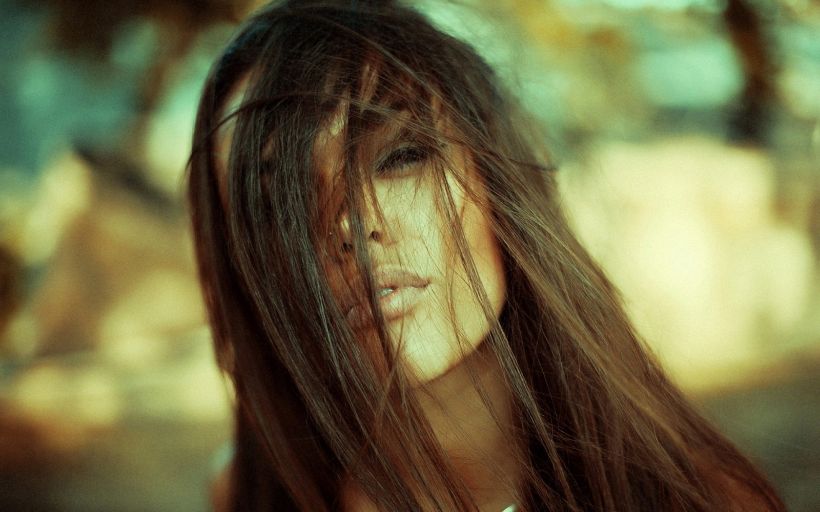 Wallpaper Sunlight Forest Women Outdoors Model Long Hair Nature
